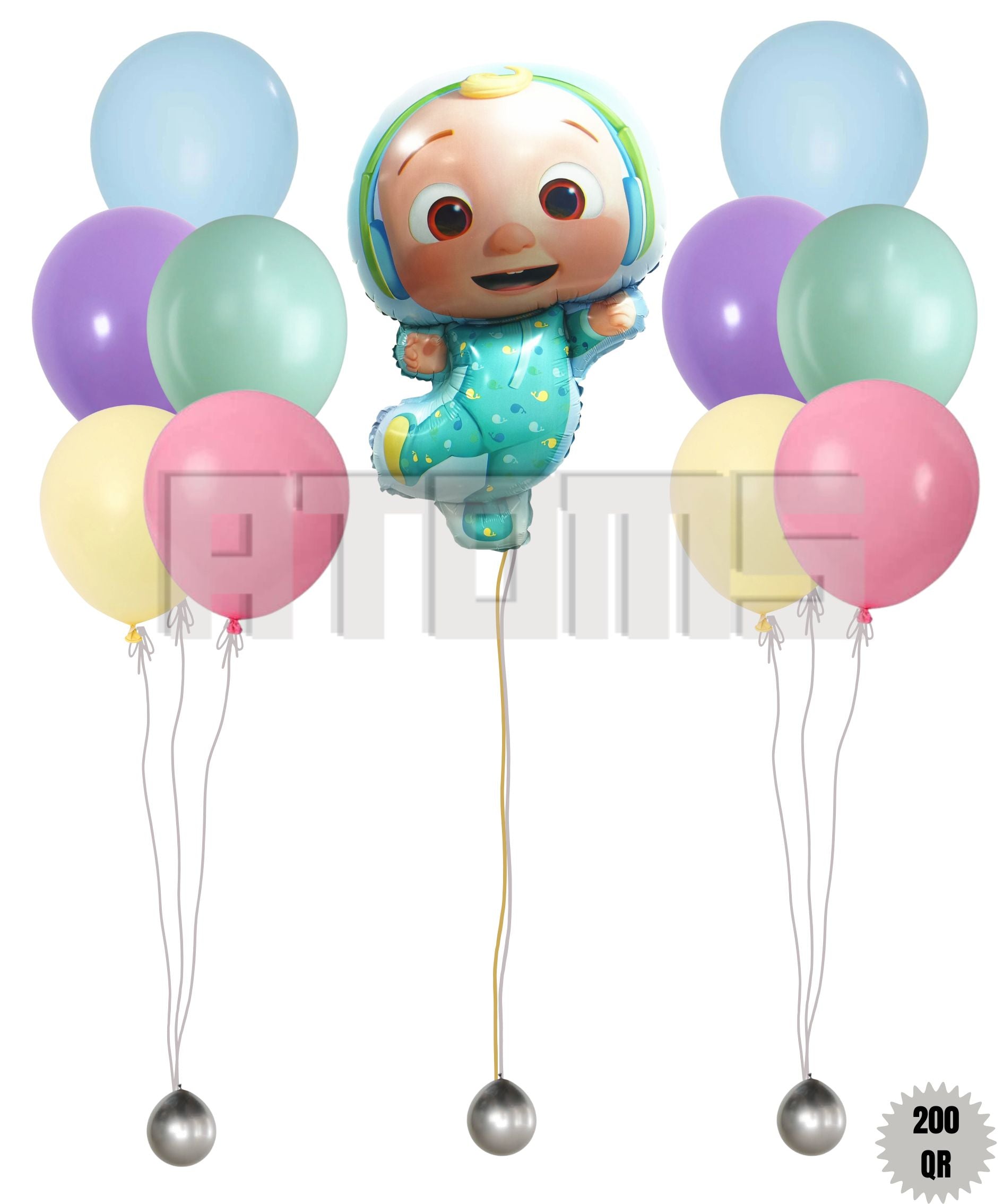 Coco melon Balloon Bunch – Atoms Qatar
